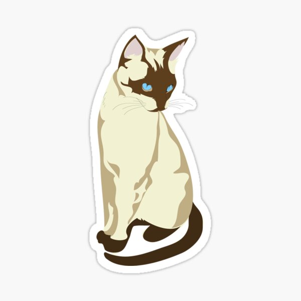 "Gatto cat clip art" Sticker for Sale by josieburden | Redbubble
