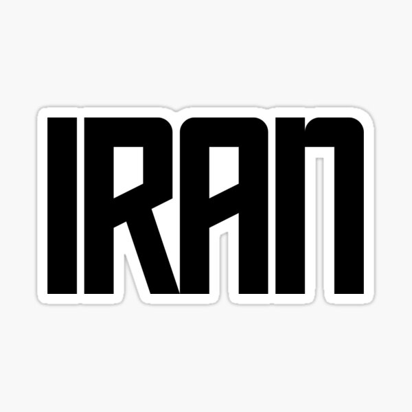 "Iran" Sticker for Sale by MuzamilAhmed | Redbubble