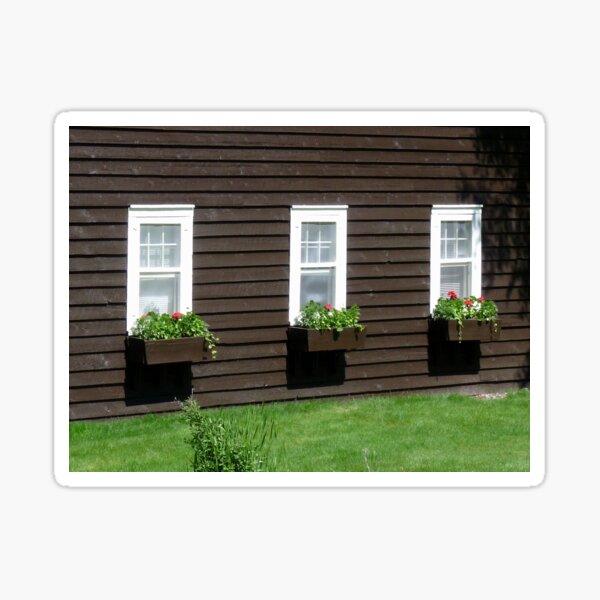 "Windows & Boxes" Sticker for Sale by GVAZDesigns | Redbubble