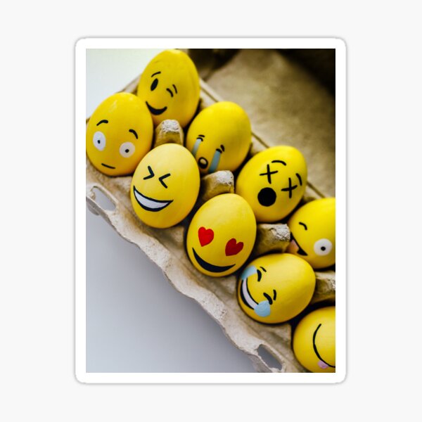 "emoji carton" Sticker for Sale by GregoryLogan | Redbubble