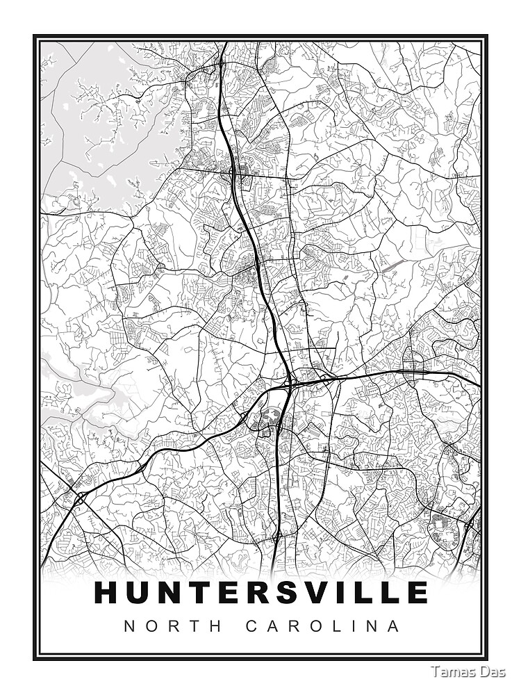 Huntersville North Carolina Map
