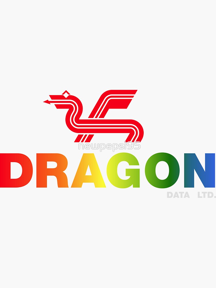 "Dragon Data logo" Sticker for Sale by newpepsi95 | Redbubble