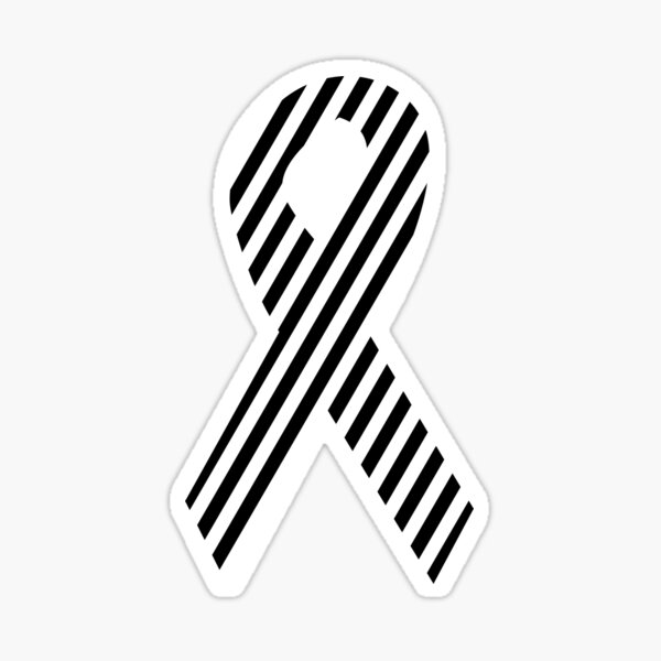 zebra-print-ribbon-sticker-by-coribeth-redbubble