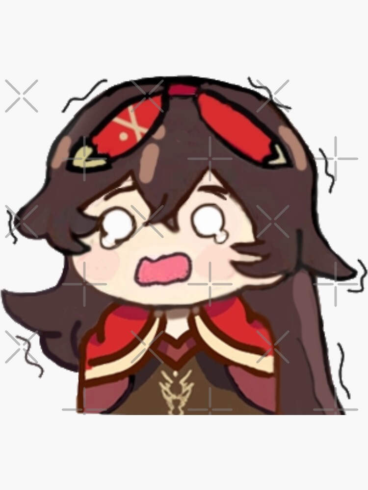 Pegatina «Amber Genshin Impact Chibi» de milkqtea | Redbubble