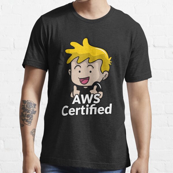 "AWS certified sticker shirt" T-shirt for Sale by codepuns | Redbubble ...