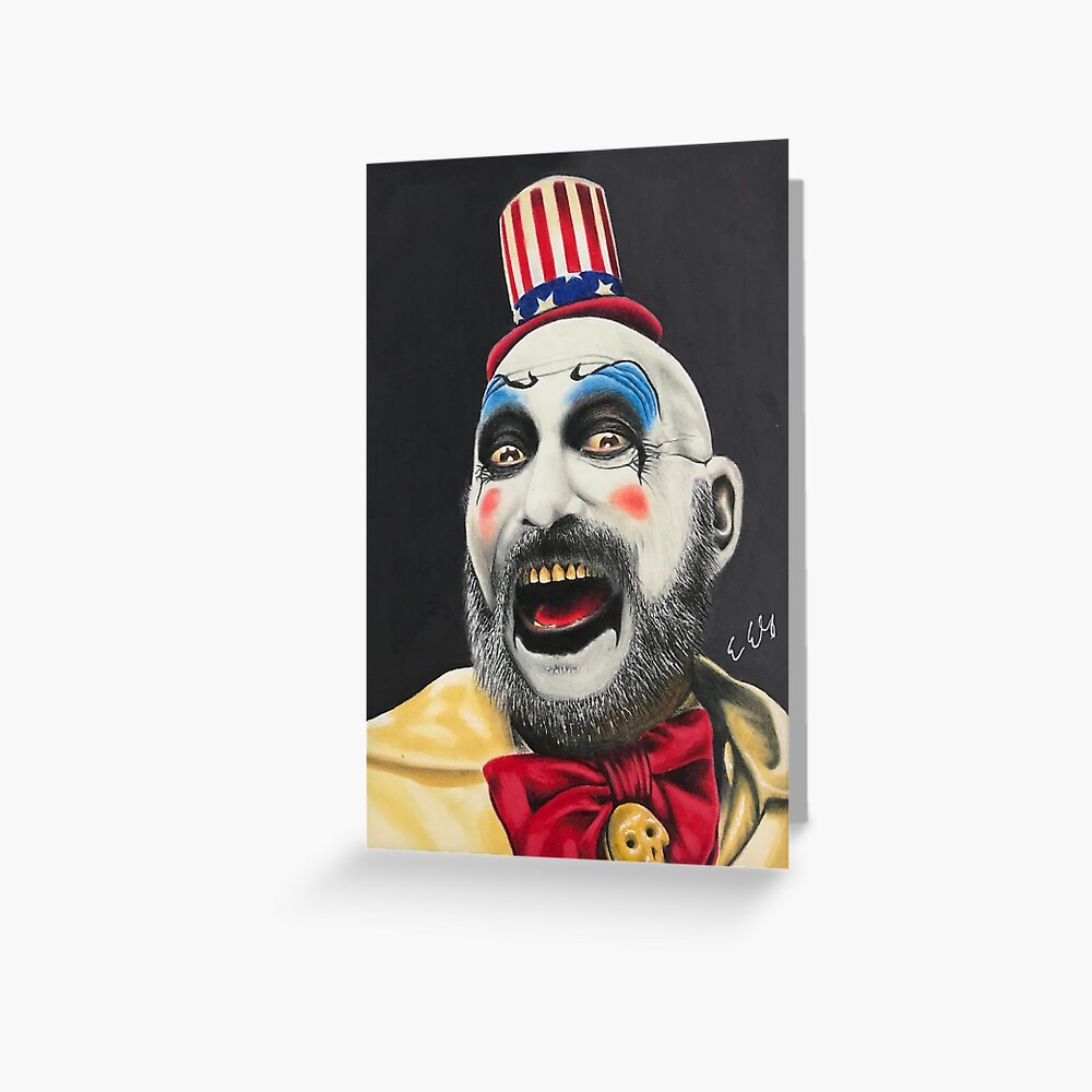 "Captain Spaulding artwork" Greeting Card for Sale by requiem147978 ...