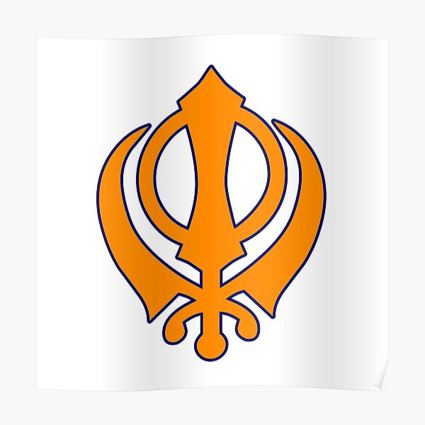 "Kesari Khanda is Punjab Sikh Faith Symbol | Punjabi Sikhism symbol ...