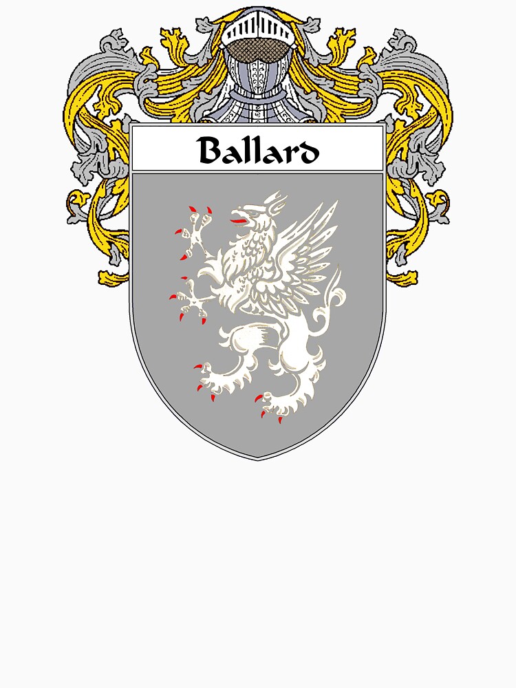 "Ballard Coat of Arms/ Ballard Family Crest" T-shirt for Sale by ...