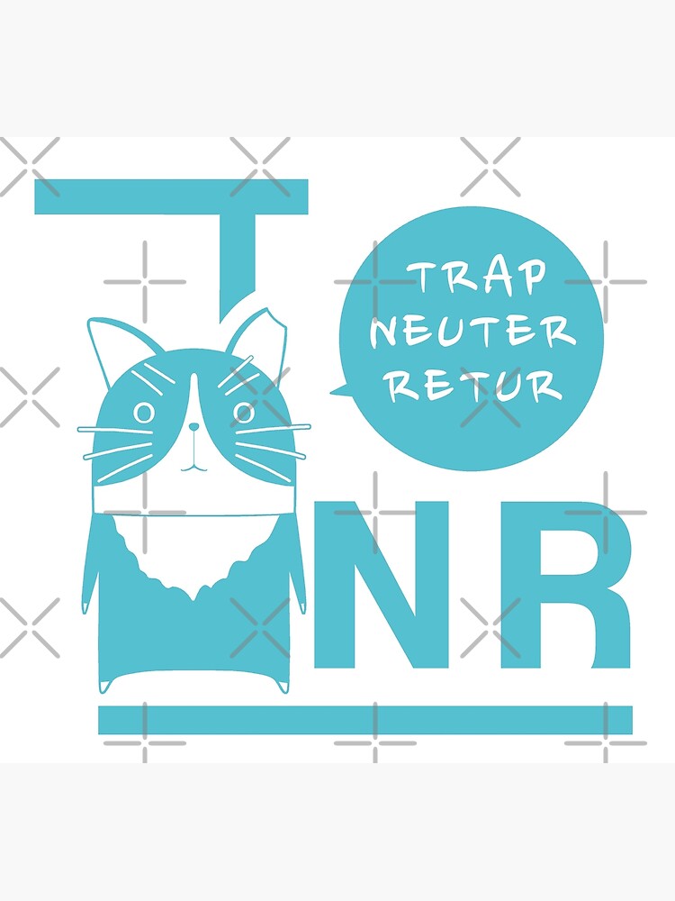 "TNR trap neuter retur Feral Cats Mint" Poster by geogi | Redbubble