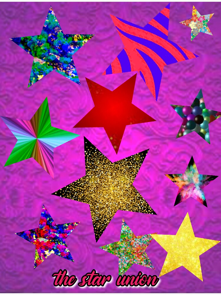 "The star union art design for redbubble." Sticker for Sale by ...