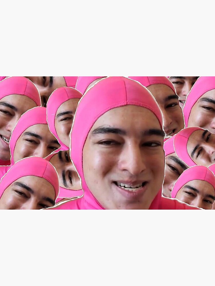 "Pink Guy @ FilthyFrank" Sticker for Sale by SkyCustoms | Redbubble