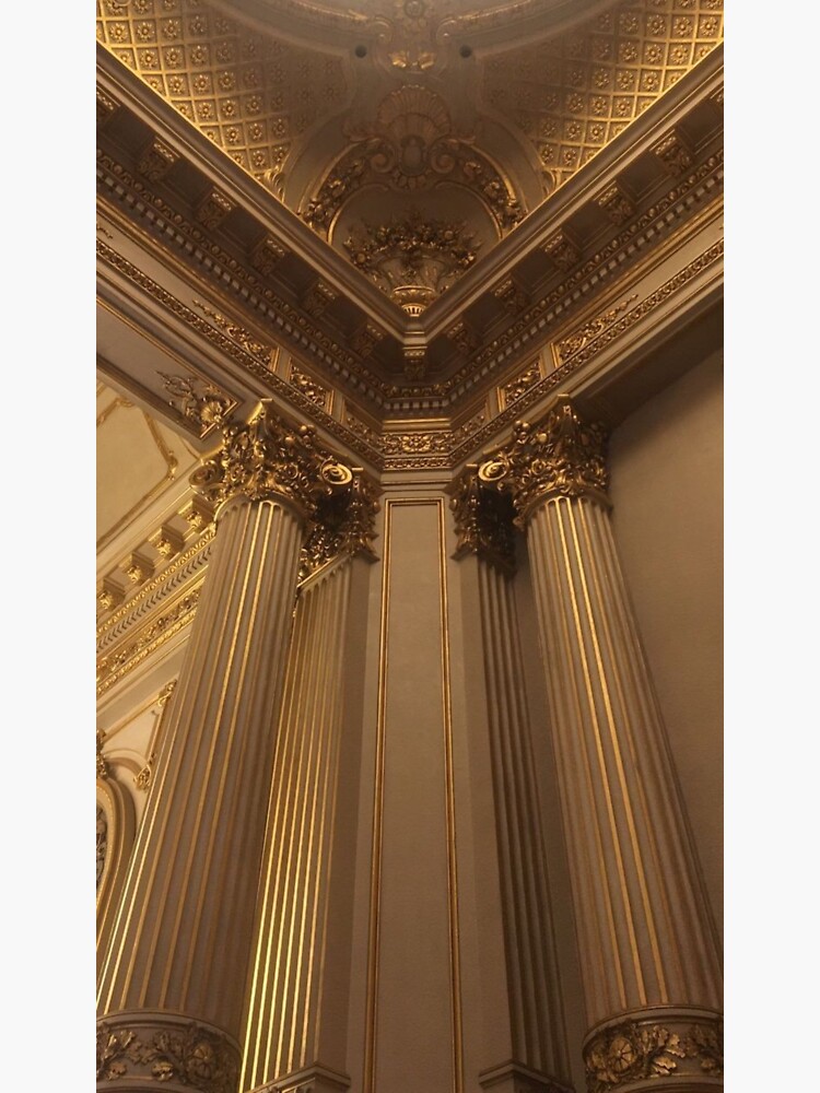 "Golden aesthetic pillars" Sticker by Phiartphy | Redbubble