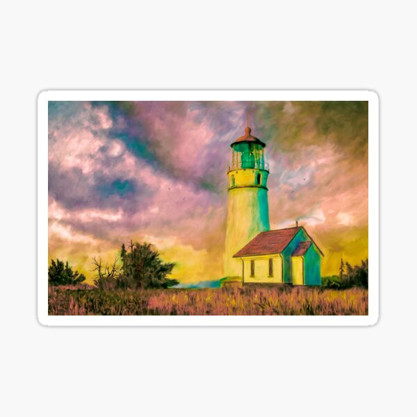 "North Channel Light" Sticker for Sale by ibrush | Redbubble