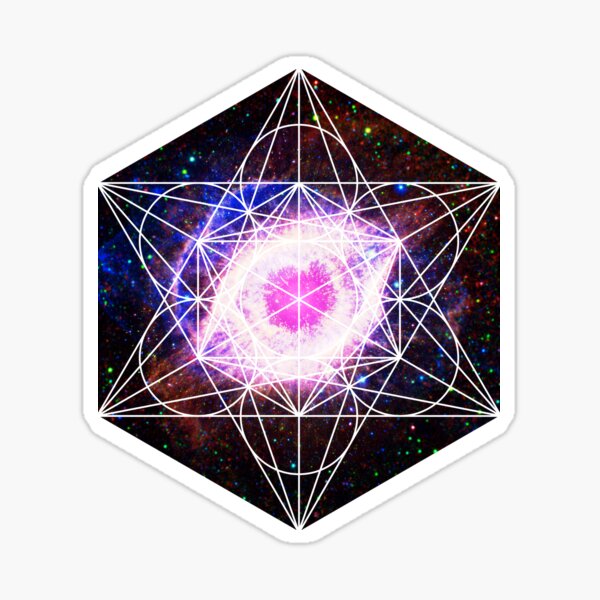 "Helix Nebula | Metatron Sacred Geometry Sticker" Sticker for Sale by ...