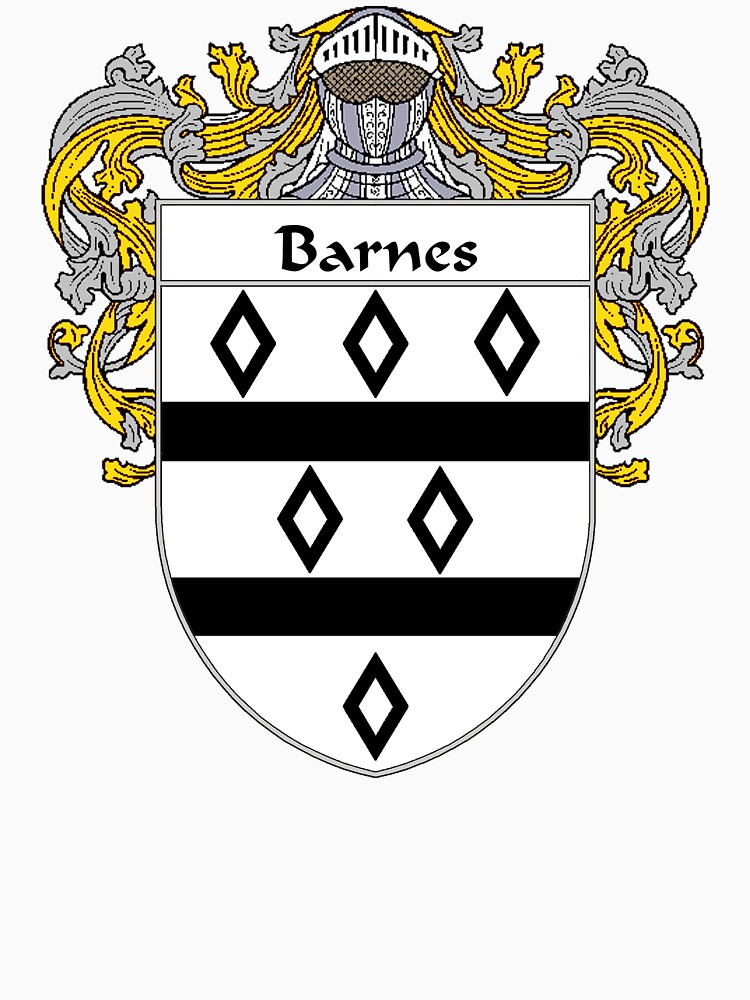 "Barnes Coat of Arms/Family Crest" T-shirt for Sale by IrishArms ...