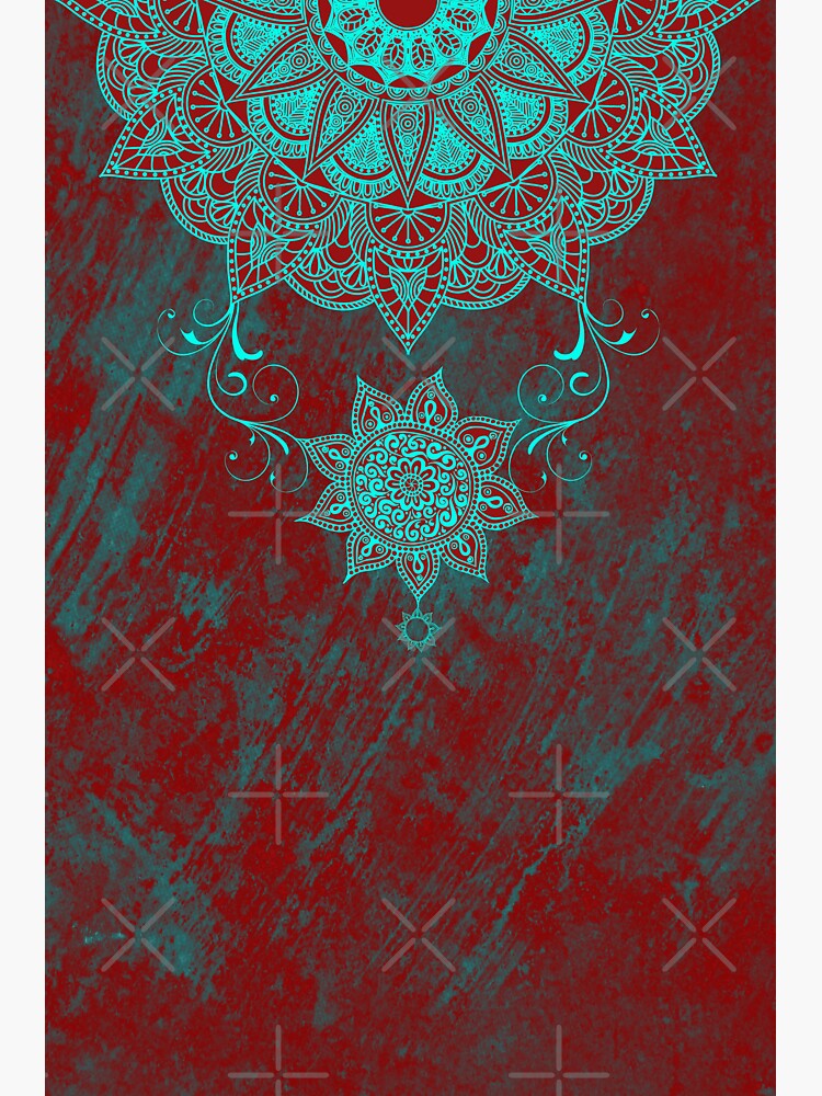 "Mandala drop" Sticker for Sale by aleibanez | Redbubble