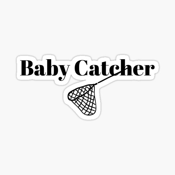 "Baby Catcher // Net Catcher" Sticker by DocTeen | Redbubble
