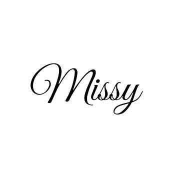 Sticker for Sale mit "Missy" von Lauleyne | Redbubble