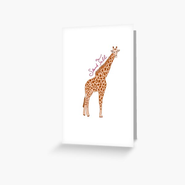 "Stand Tall" Greeting Card for Sale by hap-peaJ | Redbubble