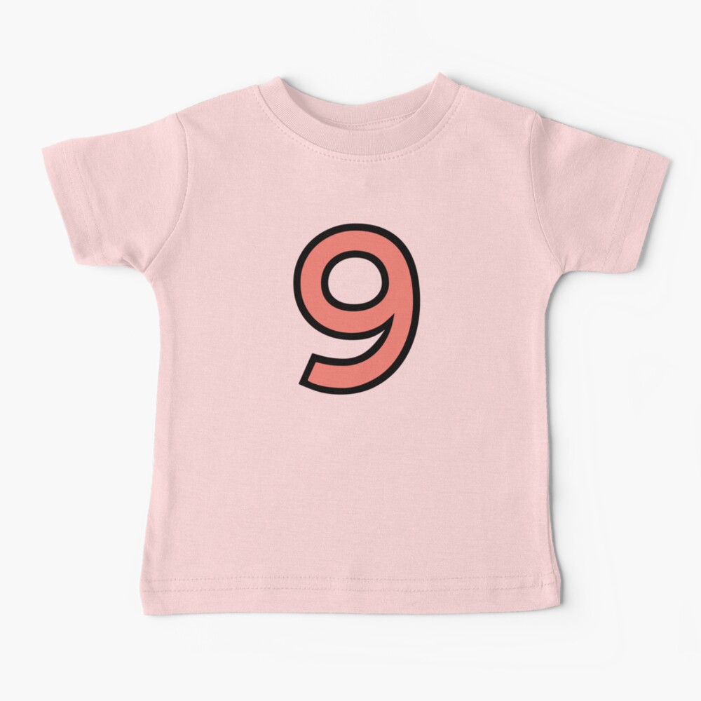 "Funky Number 9 (Nine)" Baby T-Shirt by Thespot | Redbubble