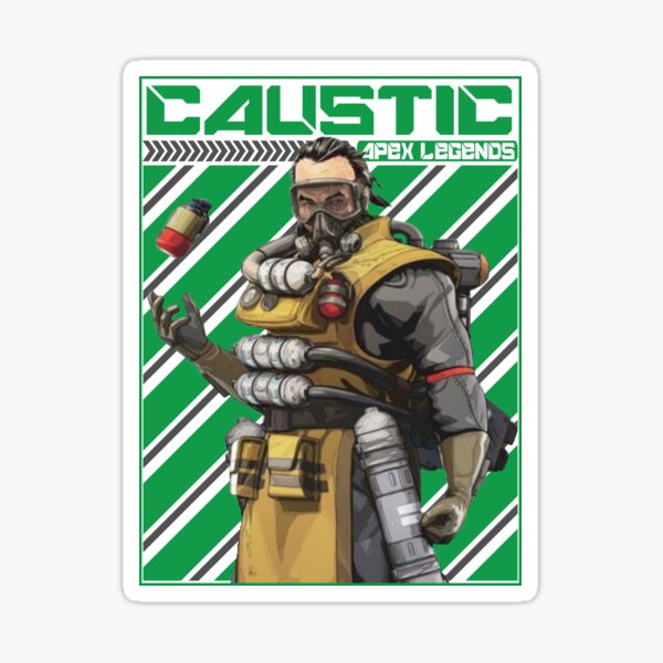 "APEX LEGENDS CAUSTIC" Sticker for Sale by VotreVPX | Redbubble