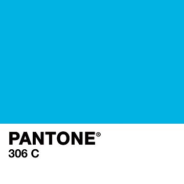"Pantone 306C Cyan " Photographic Print for Sale by Thomas Murray-Smith ...