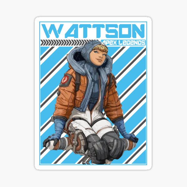 "APEX LEGENDS WATTSON" Sticker for Sale by VotreVPX | Redbubble