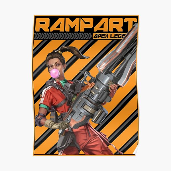 "APEX LEGENDS RAMPART" Poster by VotreVPX | Redbubble