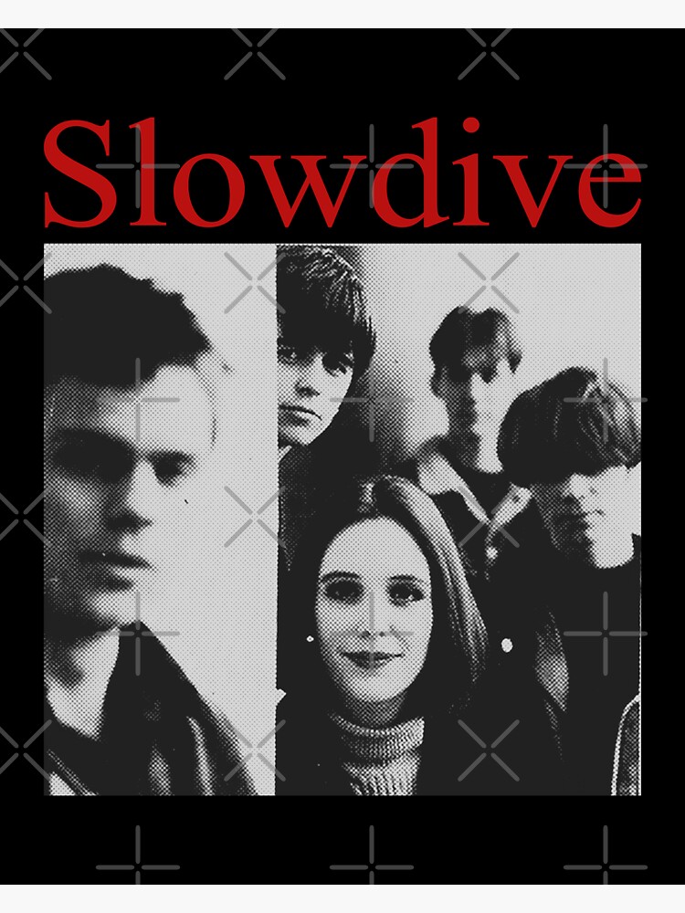 "Slowdive // 90 era" Sticker by Arvillaino | Redbubble