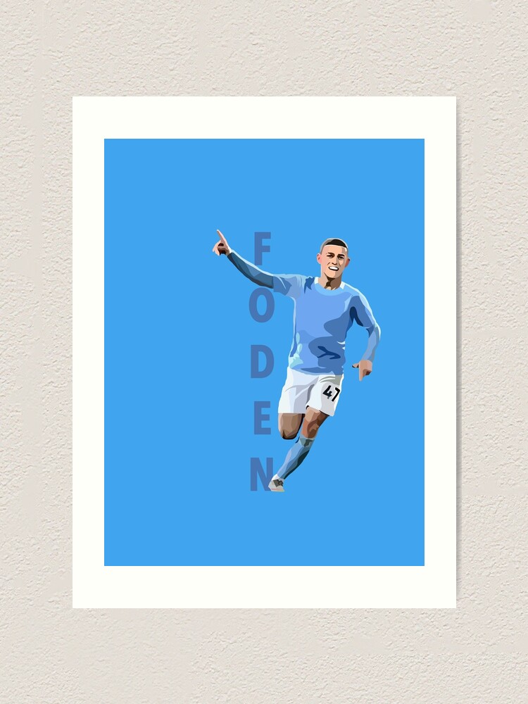 "Phil Foden" Art Print by TDCartoonArt | Redbubble