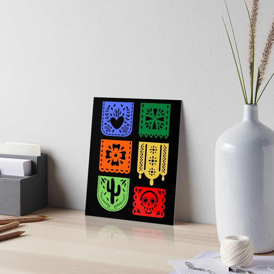 "Papel Picado" Art Board Print for Sale by tjwdraws | Redbubble