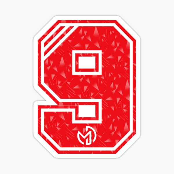 "Number 9 Liverpool Number Set, Retro Football Kit, Candy Champs. 90s ...