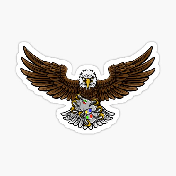 "Eagle Car Stickers: Eagle Laptop Stickers And Trendy Gaming Stickers ...