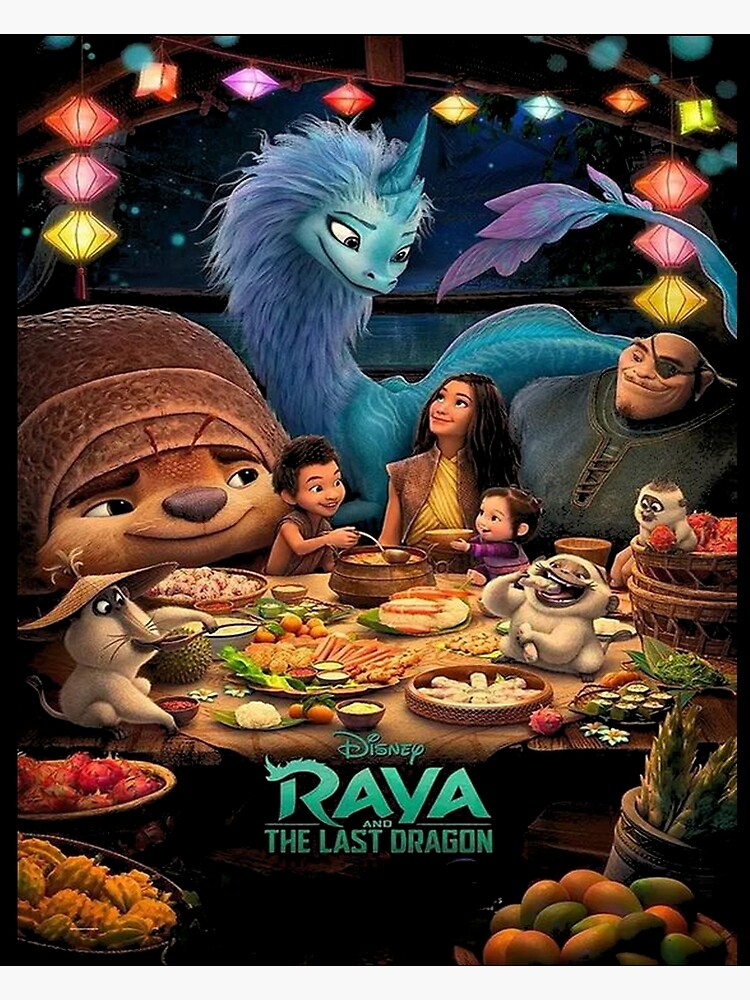 "Raya The Last Dragon Family" Poster by bonjonodon | Redbubble