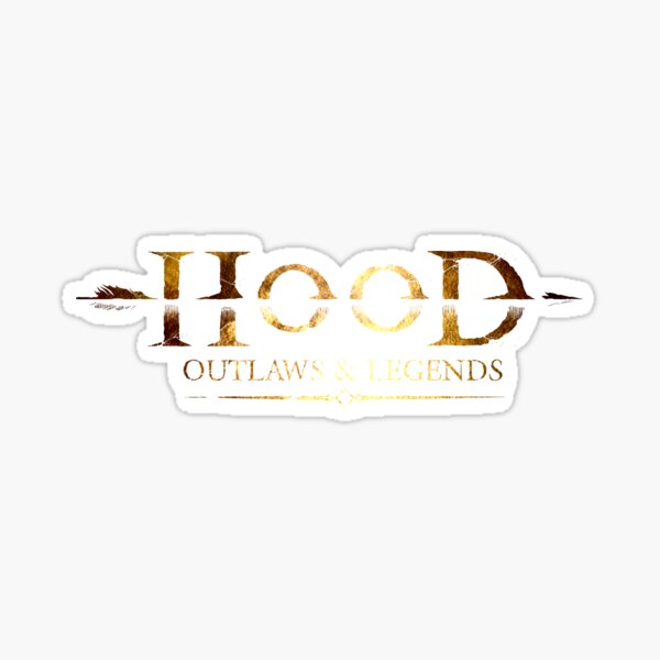 "Hood outlaws & legends Old Gold Logo" Sticker for Sale by wasuld ...