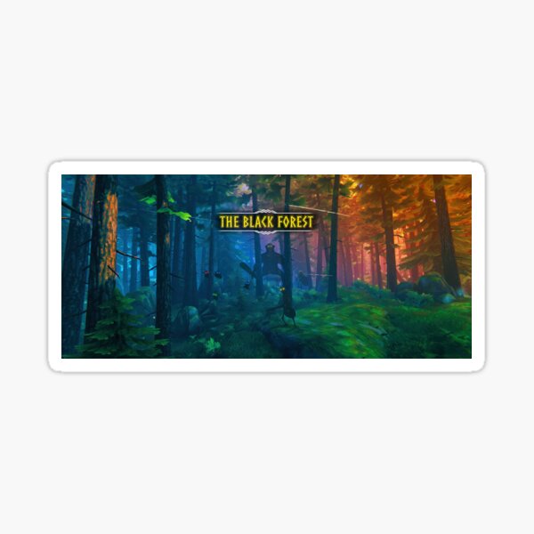 "Black Forest" Sticker by BoneAppleTee | Redbubble