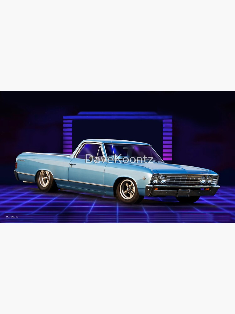 "1967 Chevrolet El Camino 327" Sticker for Sale by DaveKoontz | Redbubble