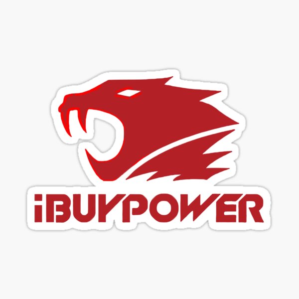 "CS:GO iBuyPower Logo" Sticker by RDFW | Redbubble