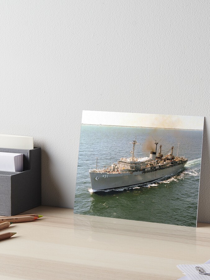 "USS HUNLEY (AS-31) SHIP'S STORE" Art Board Print for Sale by ...