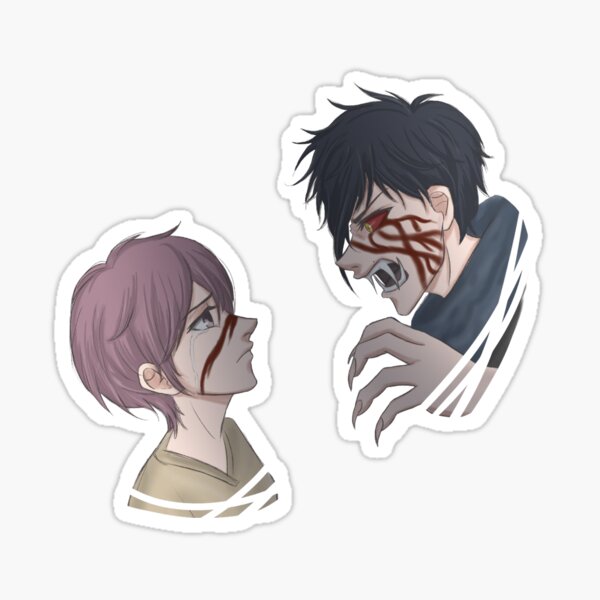 "Devils line Anzai Yuki and Taira Tsukasa" Sticker by LomaStore | Redbubble