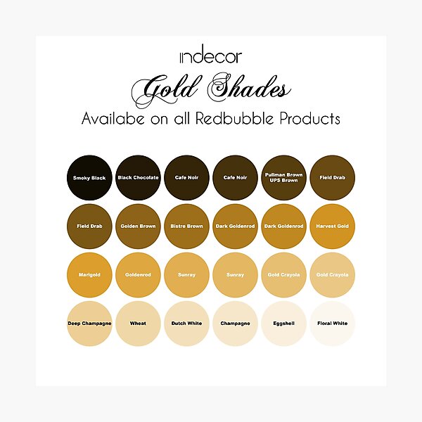 "Gold Solid color Palette | Shades of Gold | Gold Tones | Plain Gold ...
