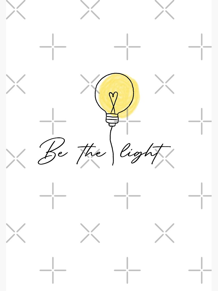 "Be the light | Bible verse " Poster for Sale by LoveThisGiant | Redbubble