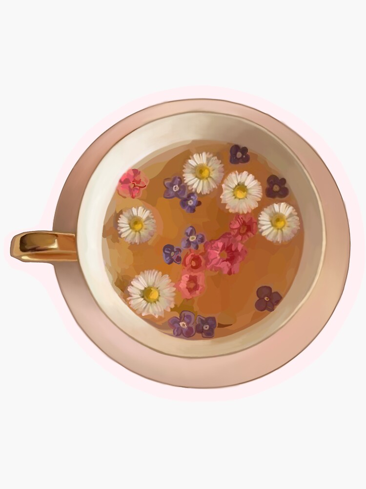 "Daisy Tea" Sticker for Sale by namnamnam | Redbubble