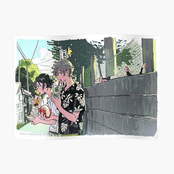 " Umibe no Étranger: Seaside Stranger" Poster for Sale by siphiridart ...