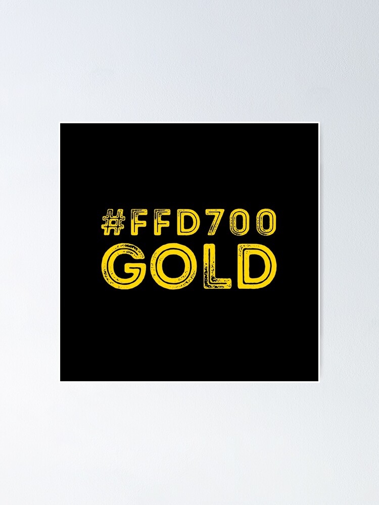 "Gold Hex Code Color #FFD700" Poster by MinimalSketches | Redbubble