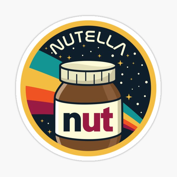 "Nutella Space Delivery" Sticker by spacedowl | Redbubble