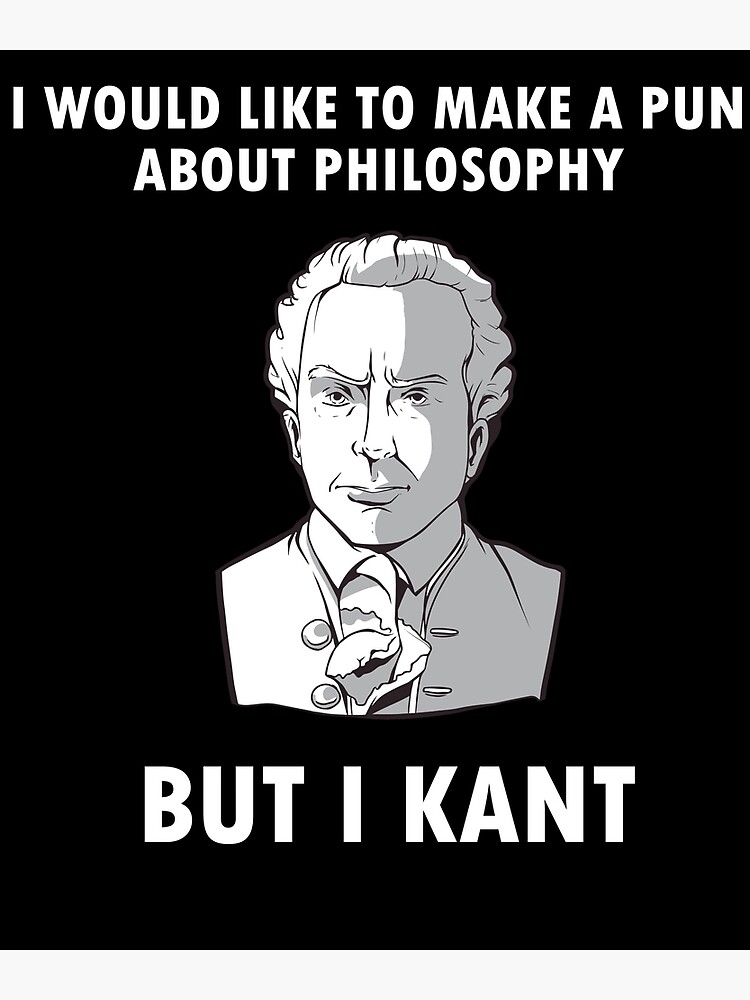 "Philosophy Immanuel Kant philosopher saying funny" Greeting Card by ...