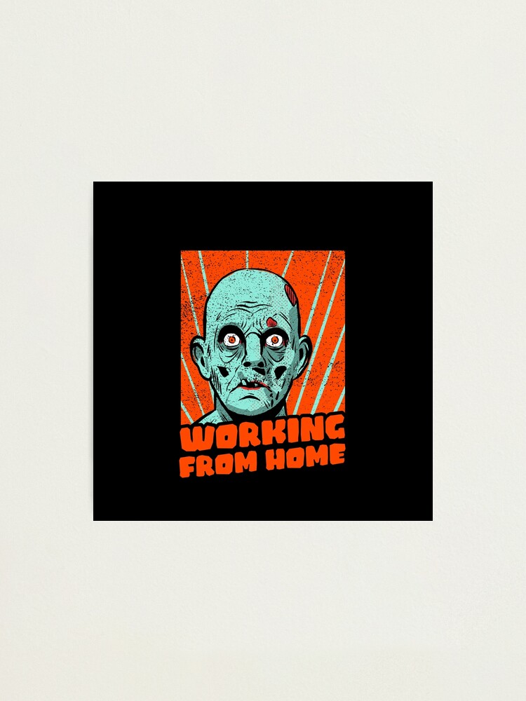 "Working from home, funny telework design, i love teleworking ...