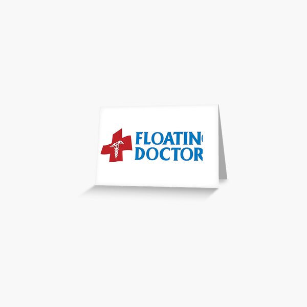 "Floating Doctors Medical Cross Logo" Greeting Card for Sale by ...