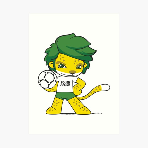 "South Africa mascot zakumi" Art Print for Sale by lovingangela | Redbubble